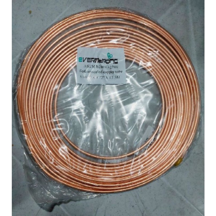 Copper Tube 3/16 0.020X45FT (1,120.00 per roll) | Shopee Philippines