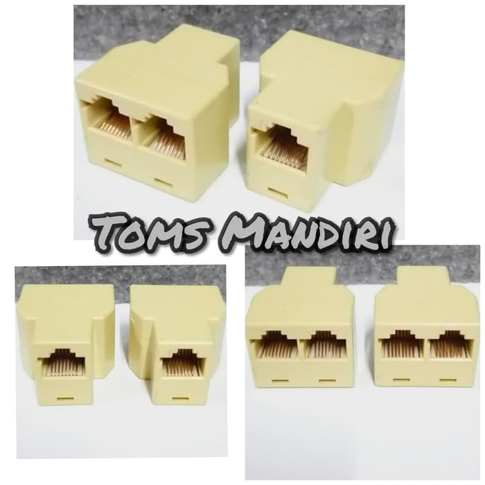 Lan Branch Connection - Barrel RJ45 - 1 in 2 UTP Cable Connection ...