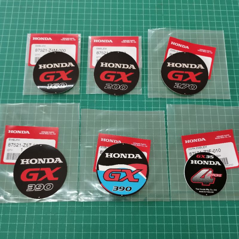 Sticker Machine Model Honda GX160 GX200 GX270 GX390 GX390MEGA GX35 GX25 GX50 Center Withdrawal 1 ...