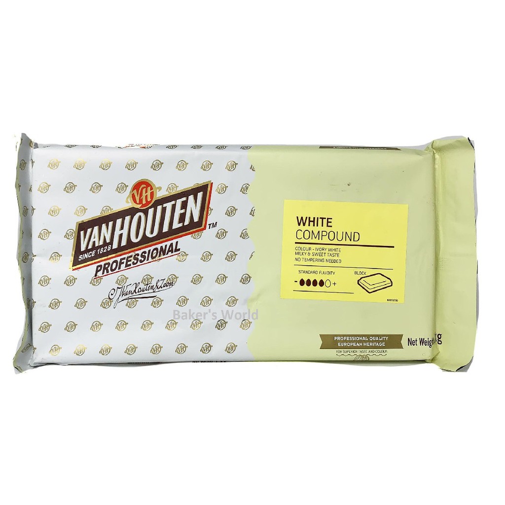 Van Houten White Compound Chocolate 1kg | Shopee Philippines