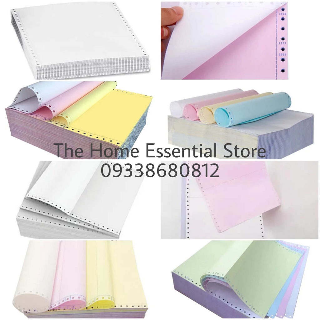 Carbonless Colored Continuous Form Paper 1ply, 2ply, 3ply, 4ply ...