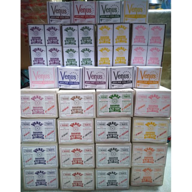 Venus/ The Master/ Dura Smooth (Fabric Dye/Jobos) per box | Shopee ...