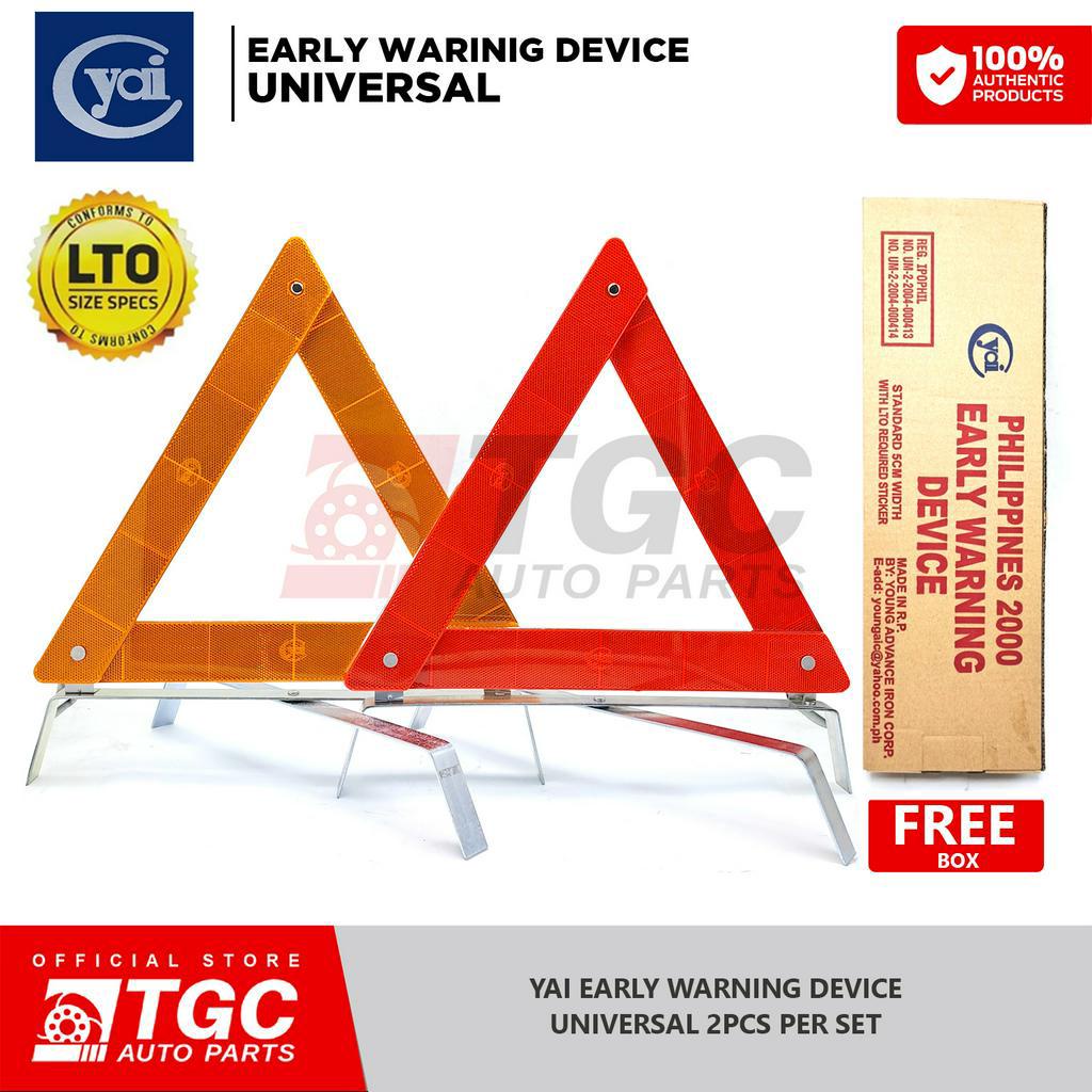 Yai Early Warning Device Red & Yellow EWD Heavy Duty 1set | Shopee ...