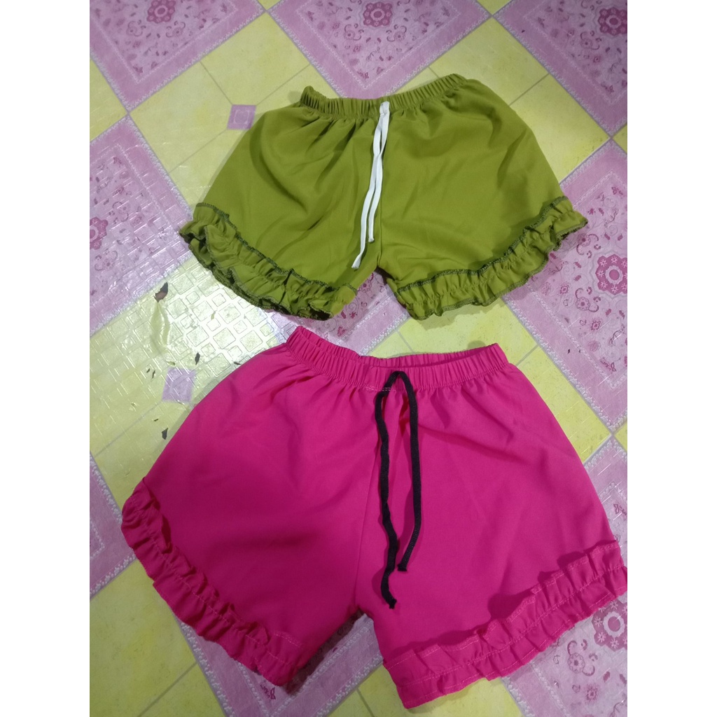 Taslan Short for kids 2to5 yr old assorted color | Shopee Philippines