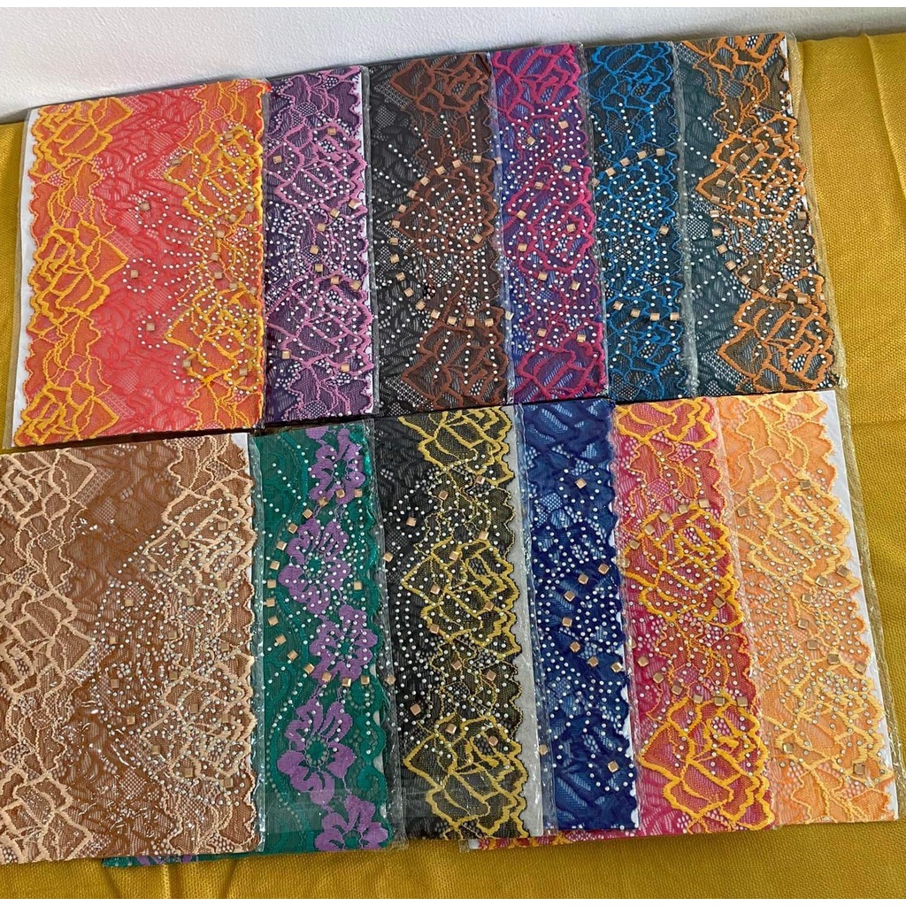 INNER LACE hijab per dozen in 1 pack | Shopee Philippines