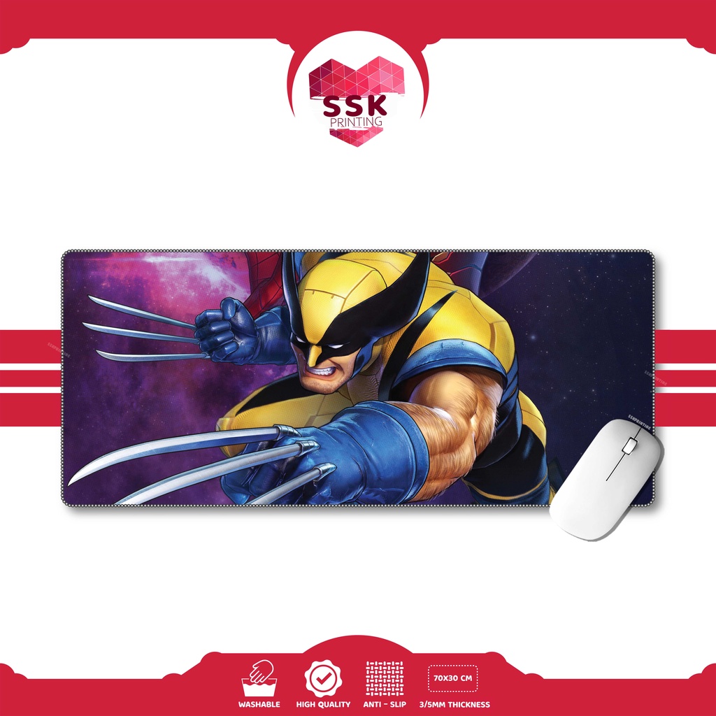 Marvel Super Heroes Extended Mousepad Designs | Gaming | Deskmat | Long ...