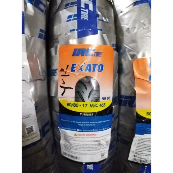 IRC EXATO NR88 80/80/17 90/80/17 100/80/17 110/70/17 120/70/17 130/70 ...