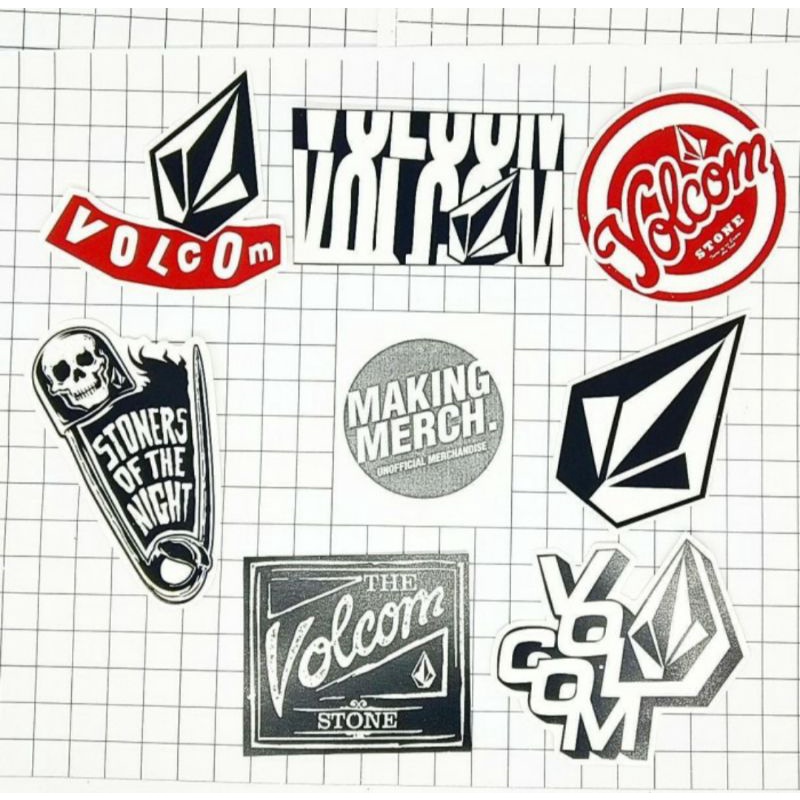 VOLCOM BRAND STICKER | Shopee Philippines