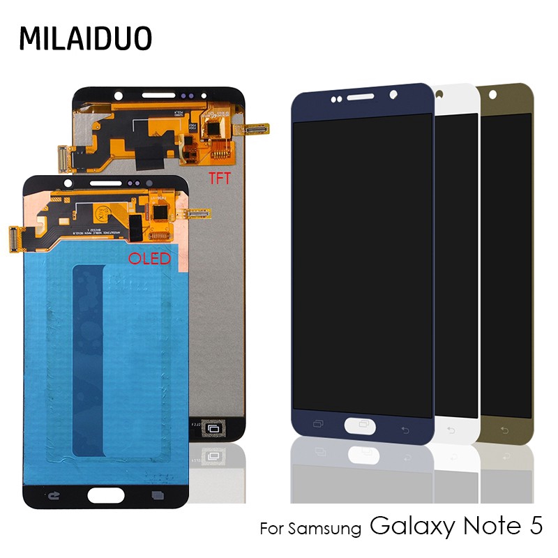 OLED For SAMSUNG Galaxy Note 5 LCD Display Touch Screen Assembly SM ...