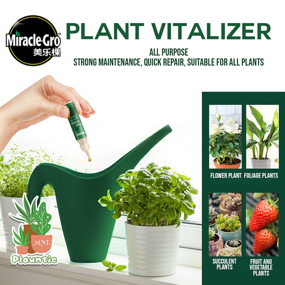 Miracle-Gro Plant Vitalizer Organic Vitalizer Liquid 10ml 60ml | Shopee ...