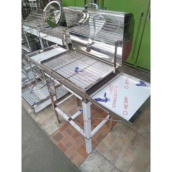 PURE STAINLESS GRILLER/IHAWAN WITH COVER | Shopee Philippines