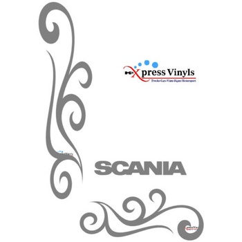 x2 Scania truck window decals x 2. graphics vinyl stickers | Shopee ...