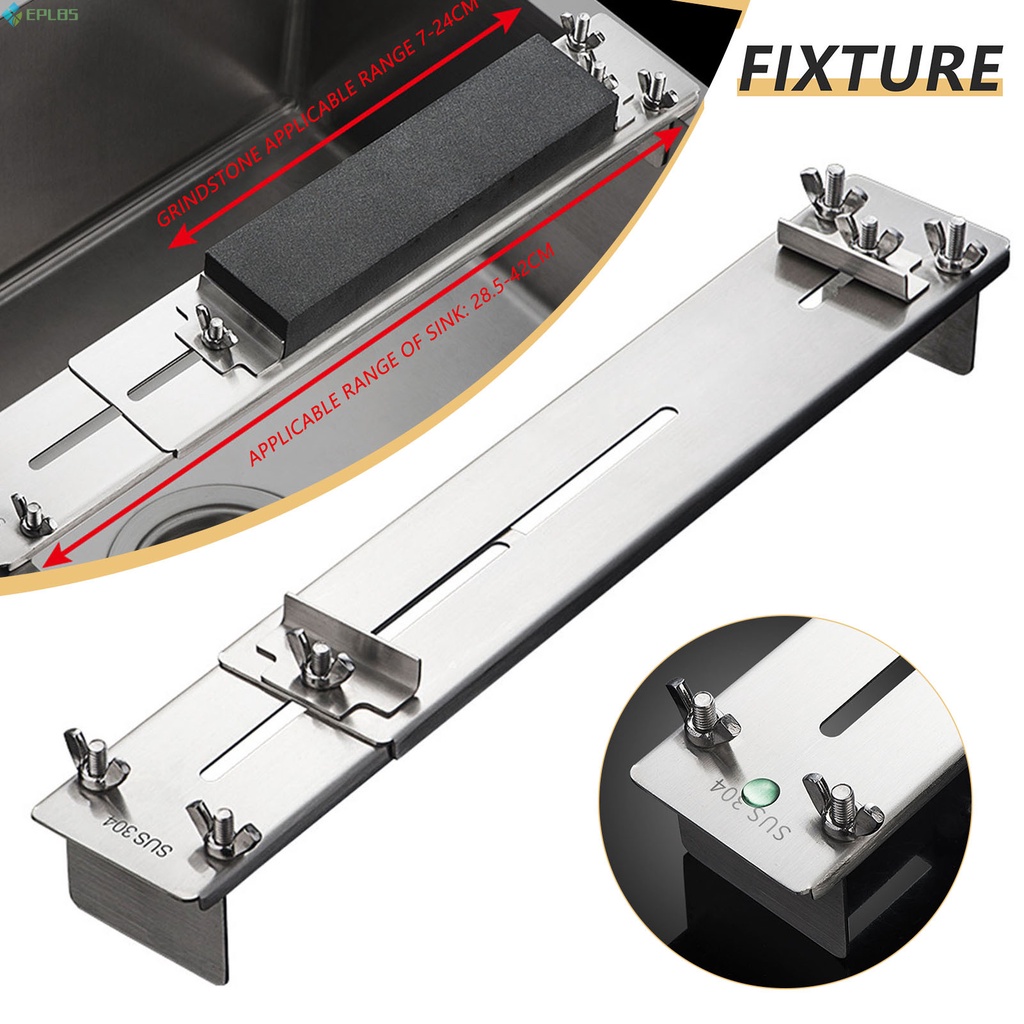 Adjustable Sink Sharpener Holder Durable 304 Stainless Steel Whetstone ...