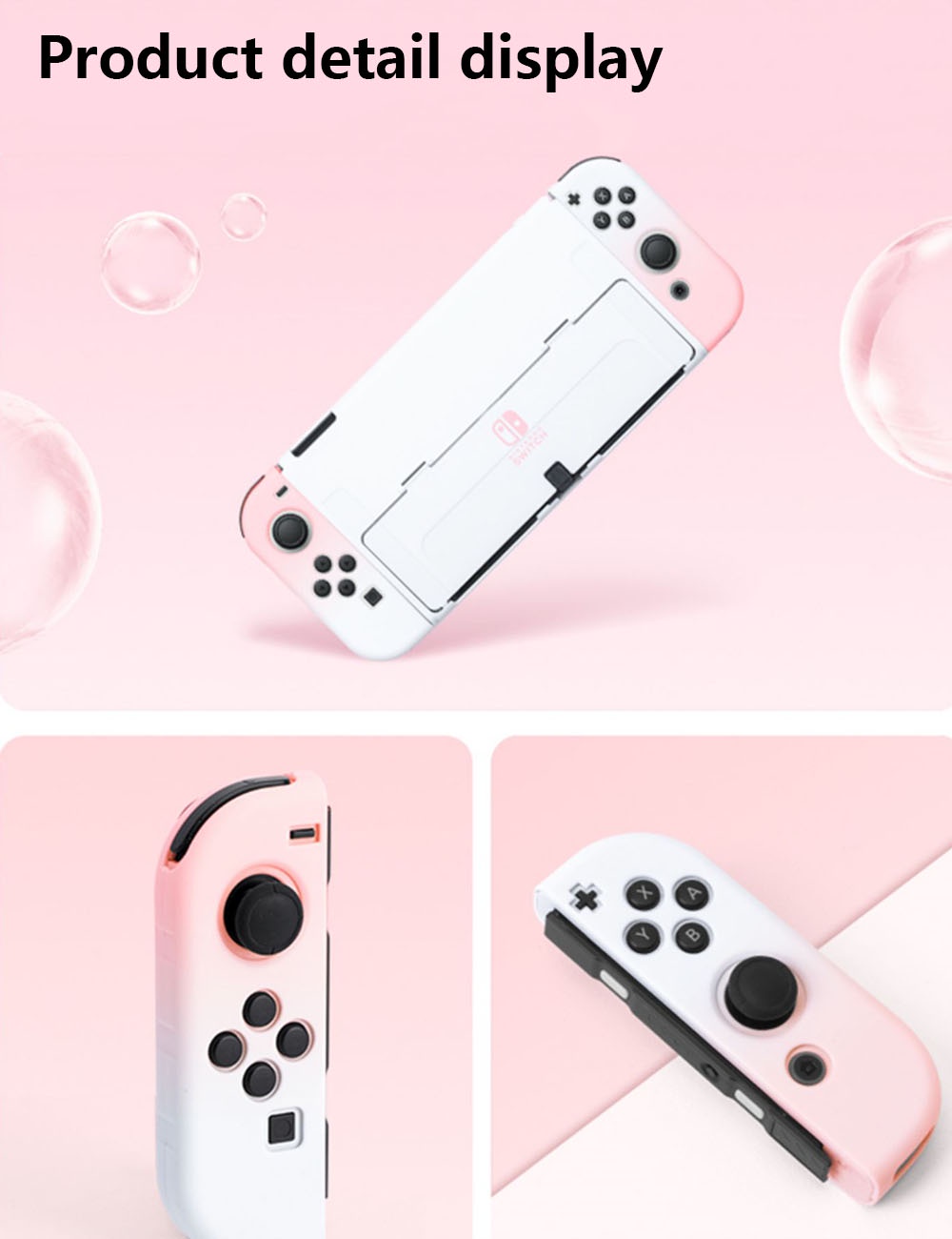 NEW Nintendo Switch Case Switcholed Game Console Accessories Protect Cover Dock Detachable ...