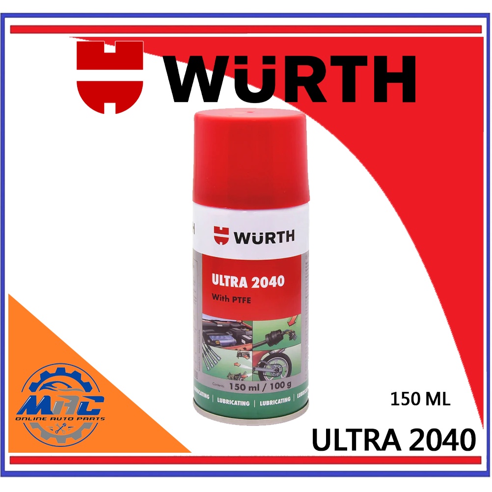 WURTH MULTI-PURPOSE LUBRICANT ULTRA 2040 150ML | Shopee Philippines