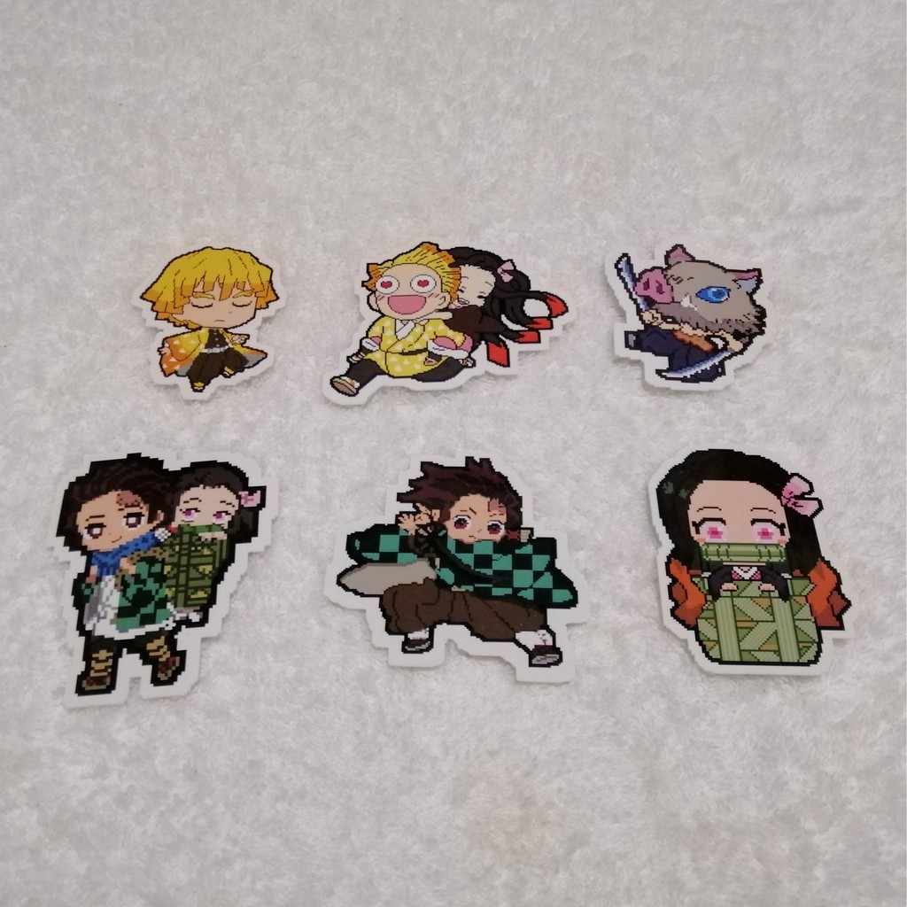 Pixel Demon Slayer / Kimetsu No Yaiba Stickers | Shopee Philippines