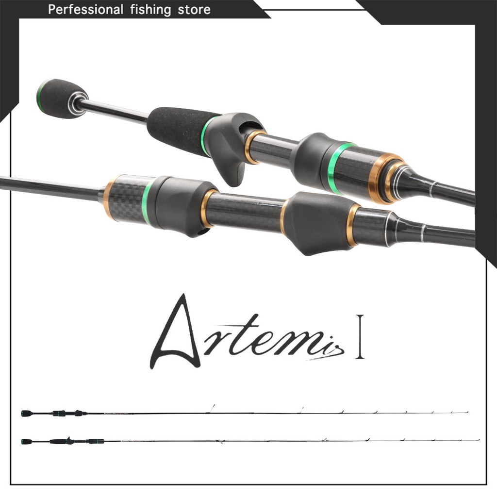 Artemis 1.5m/1.68m/1.8m/ UL Power Fishing Rod Solid Tip Rod Ultra Light ...