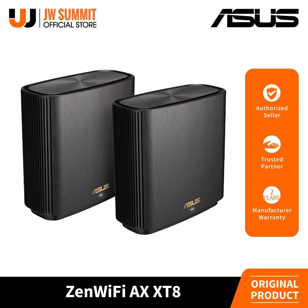 ASUS ZenWiFi AX XT8 Whole-Home Tri-Band Mesh WiFi 6 System | Shopee Philippines