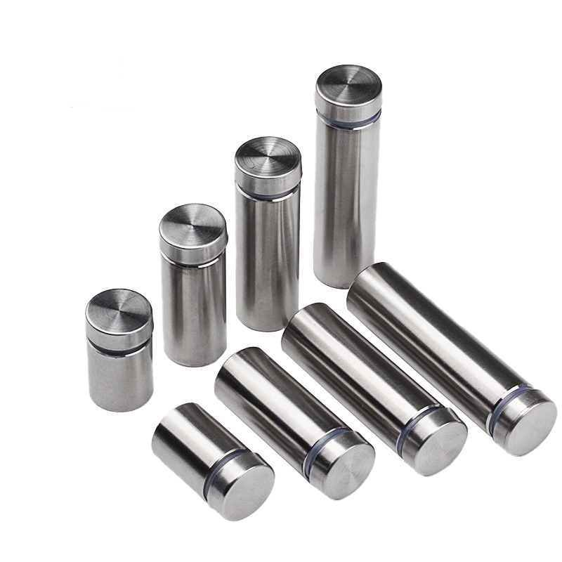 2PCS 19mm Stainless Steel Glass Fasteners Standoff Screws Acrylic Sign ...