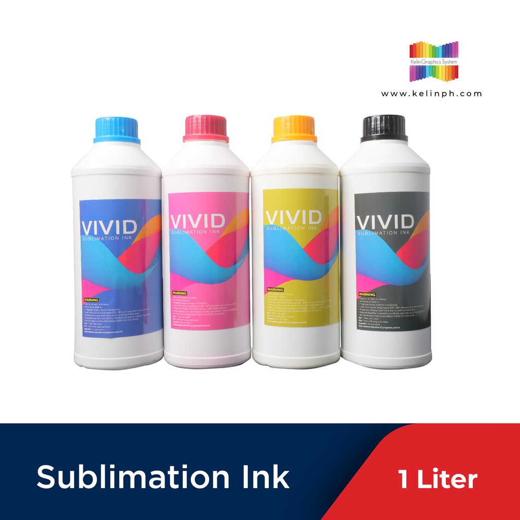 KGS Sublimation Ink, Vivid 1L CMYK – Compatible with Sublimation ...