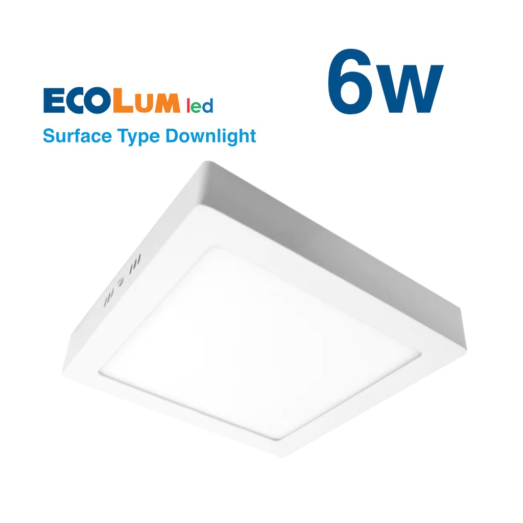 6W Firefly Ecolum Surface Square Light Emitting Diode LED Downlight ...