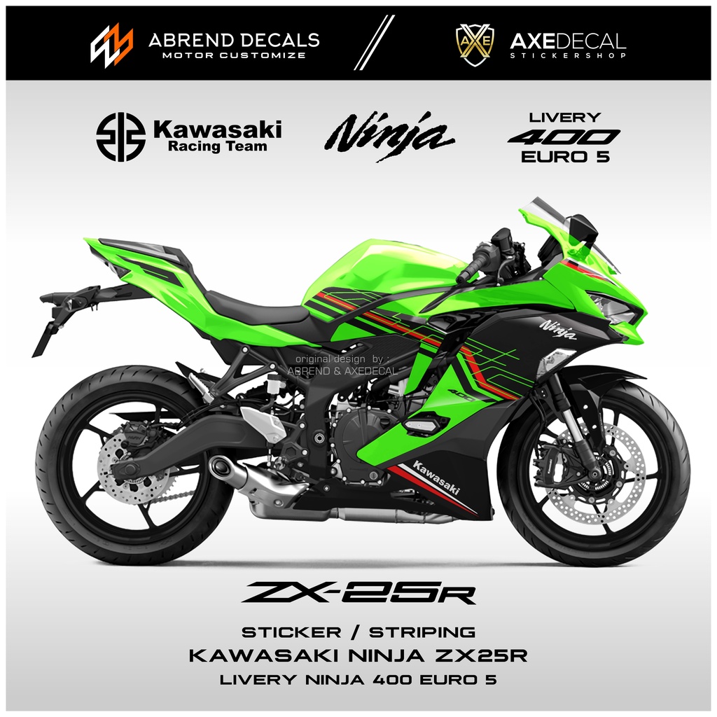 Striping Ninja ZX25R Livery Ninja 400 Euro 5 / Kawasaki ZX 25R ...