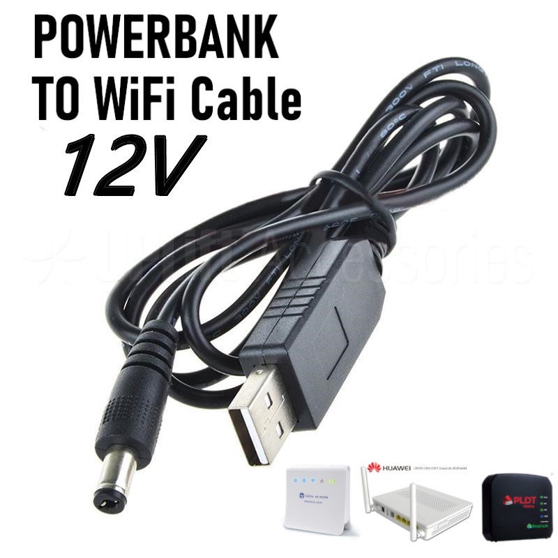 5V to 12V USB Booster Cable for Modem and Router | Shopee Philippines