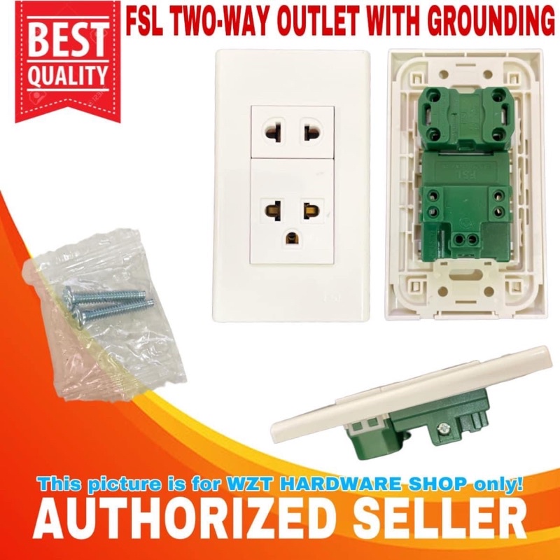 FSL Universal Aircon Outlet Electric Socket Gang Set 1 , 2 , 3 Gang ...