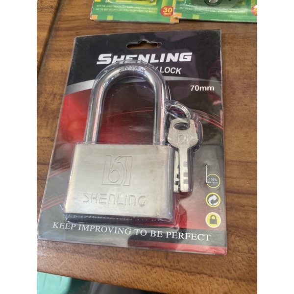 Shenling Kandado Padlock with 3 Keys Multi-purpose Anti-theft Lock Keys ...