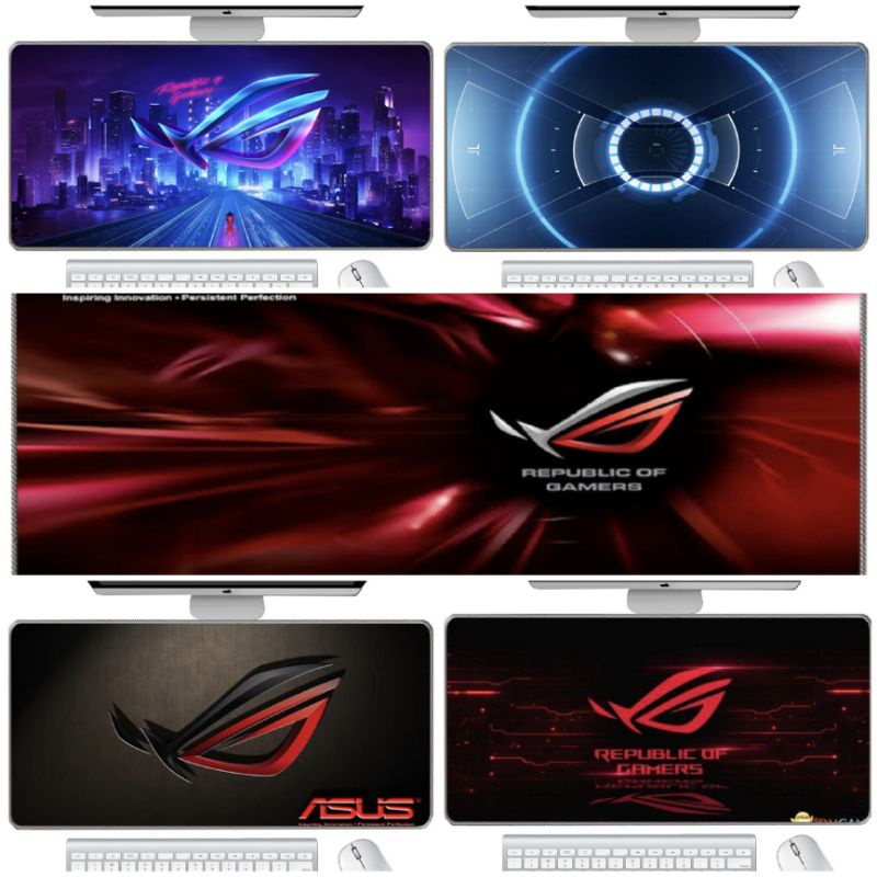 Asus gaming mouse pads of many sizes help move the mouse accurately ...