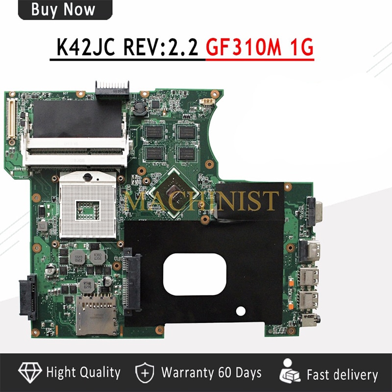 K42JC Motherboard REV:2.2 GT310M For ASUS A42J K42J X42j A40J K42jr laptop Motherboard K42JC ...