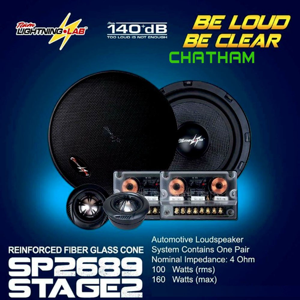 Lightning Lab Separate Speakers with Tweeters Model SP2689 Stage 2 ...