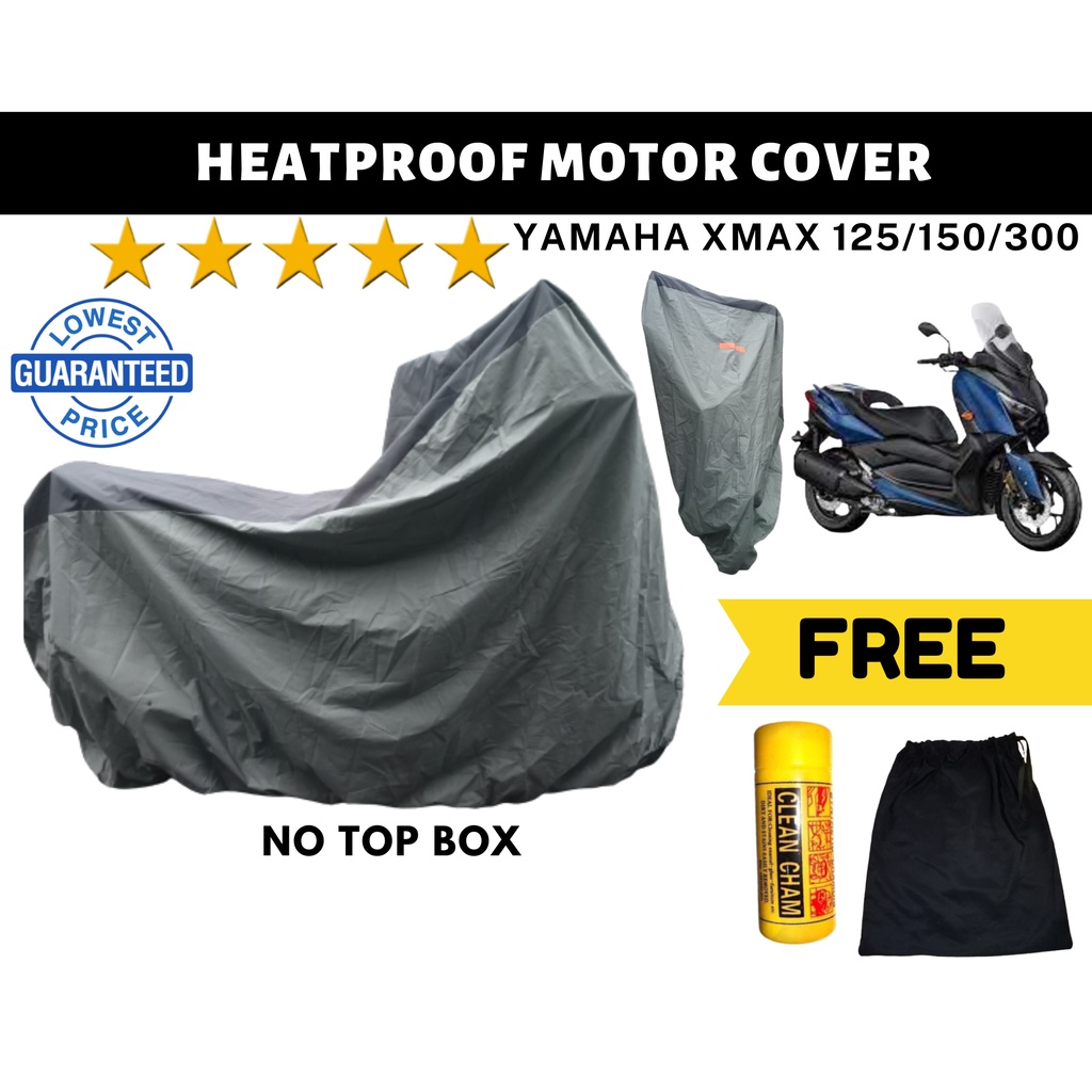 YAMAHA XMAX 125/150/300 Motorcycle Cover WITH FREE CHAM AND SLING BAG ...