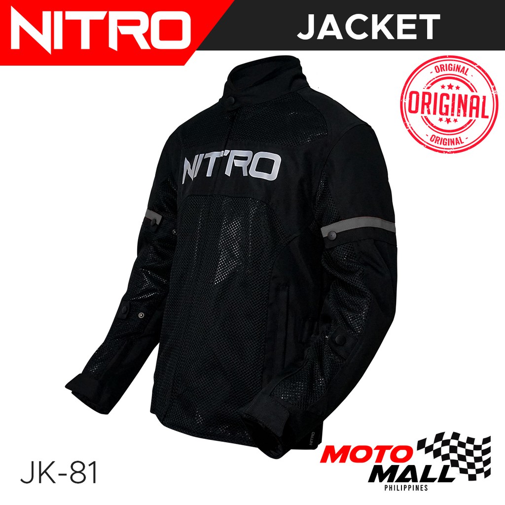 Moto NITRO RIDING JACKET JK81 | Shopee Philippines