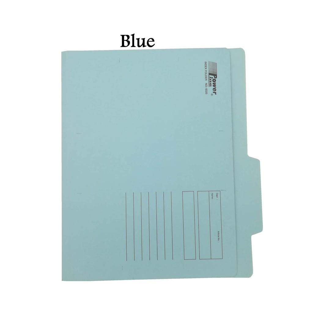 PL6025 Index Folder File with tabs Slit for Fastener Paper Manila Files ...