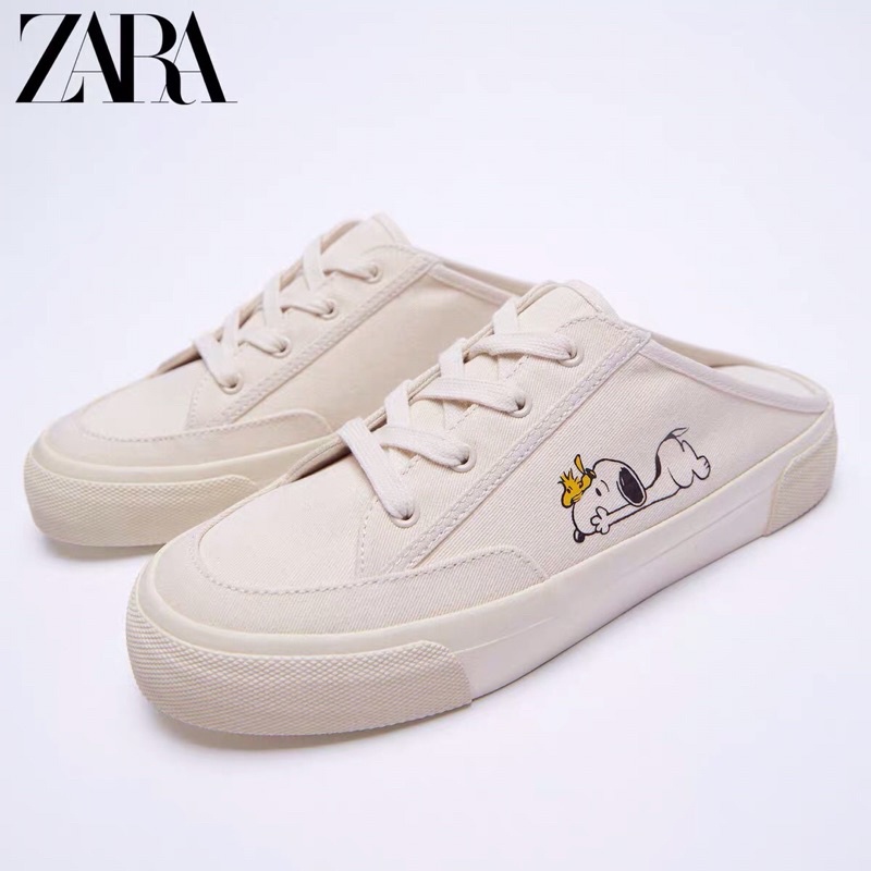 Zara Snoopy heel pedal shoes (full bill) | Shopee Philippines