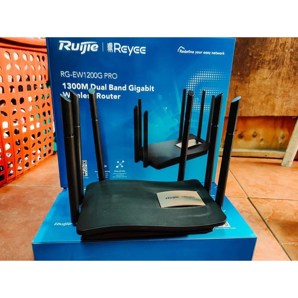 Ruijie RG-EW1200G PRO(US) 1300M Dual-band Gigabit Wireless Router ...
