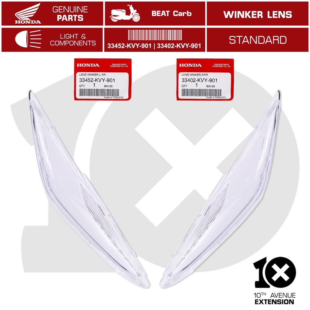 10thX HONDA Genuine Lens Winker (Left) Part No.33452-KVY-901 for Beat ...