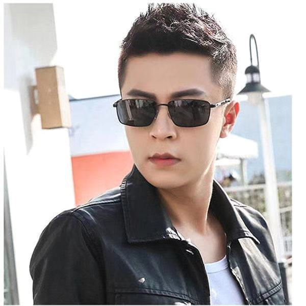 Men's Sunglasses Color Changing Polarized Glasses Frame Anti ...