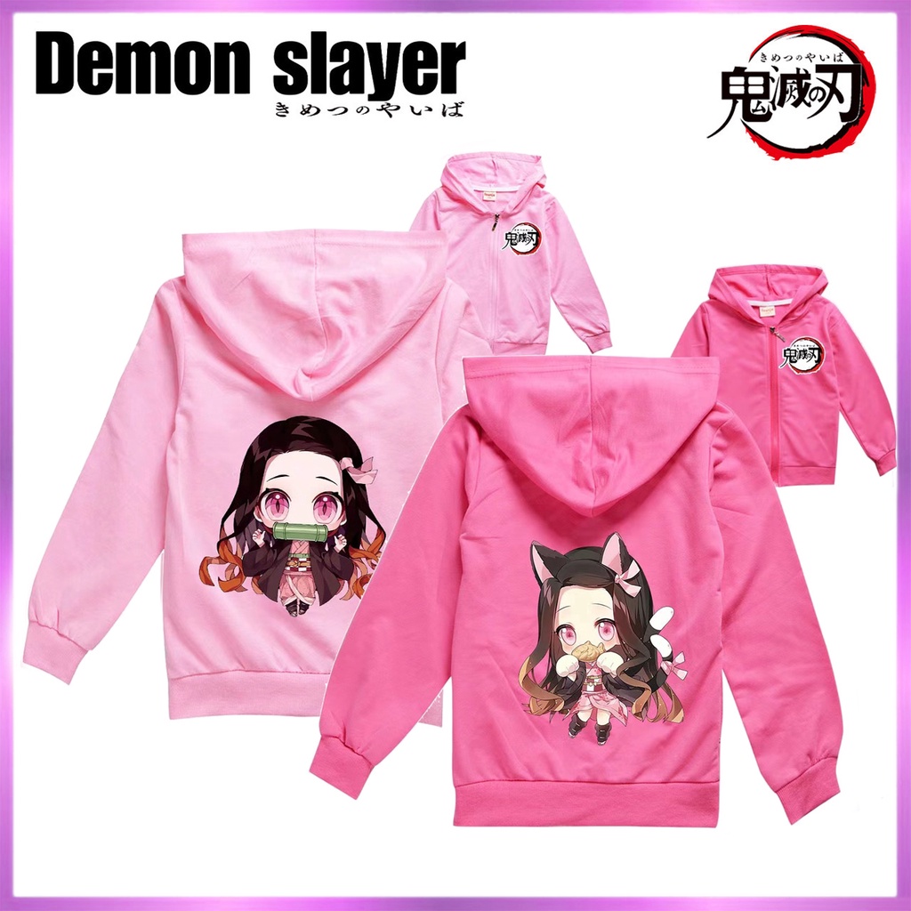 Demon Slayer Jacket nezuko Jacket for kids | Shopee Philippines