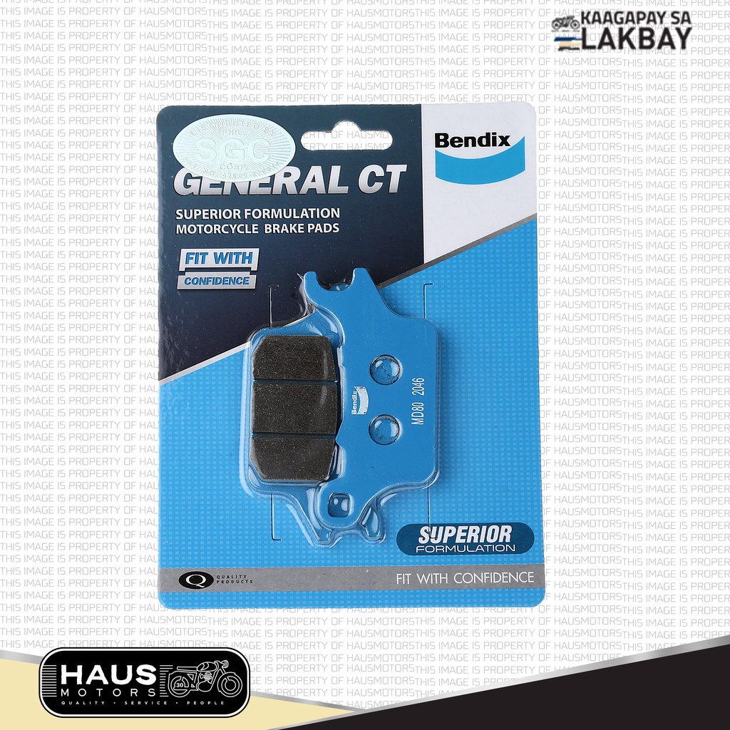 MD80 BENDIX BRAKE PADS HONDA CLICK 125i / CLICK 150i (GAME CHANGER ...