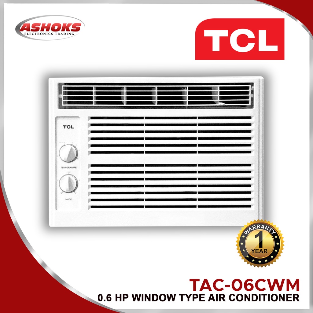 Tcl Tac 06cwm 0 6 Hp Window Type Air Conditioner Manual Tcl Air