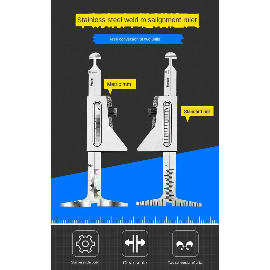 Large height gauge weld misalignment ruler offset tape welding gauge ...