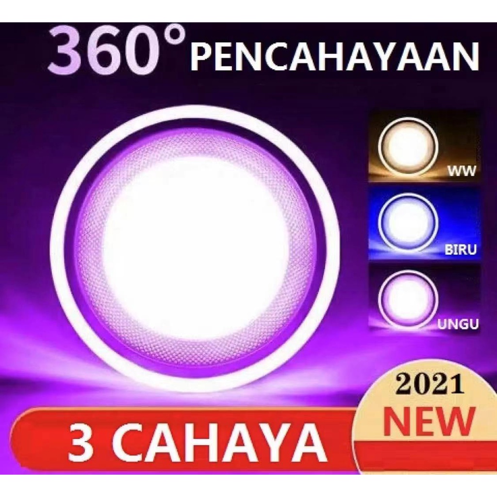 UNGU Downlight LED PEX LIGHT 3 COLORS 6WATT YELLOW BLUE PURPLE LED ...