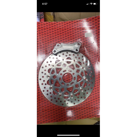 RACING DISK FOR YAMAHA MIOi125 260MM w/bracket Titanium ASIA made in ...