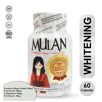 Mulan 4-in-1 X30 Whitening; 500mg ; 60 capsules | Shopee Philippines