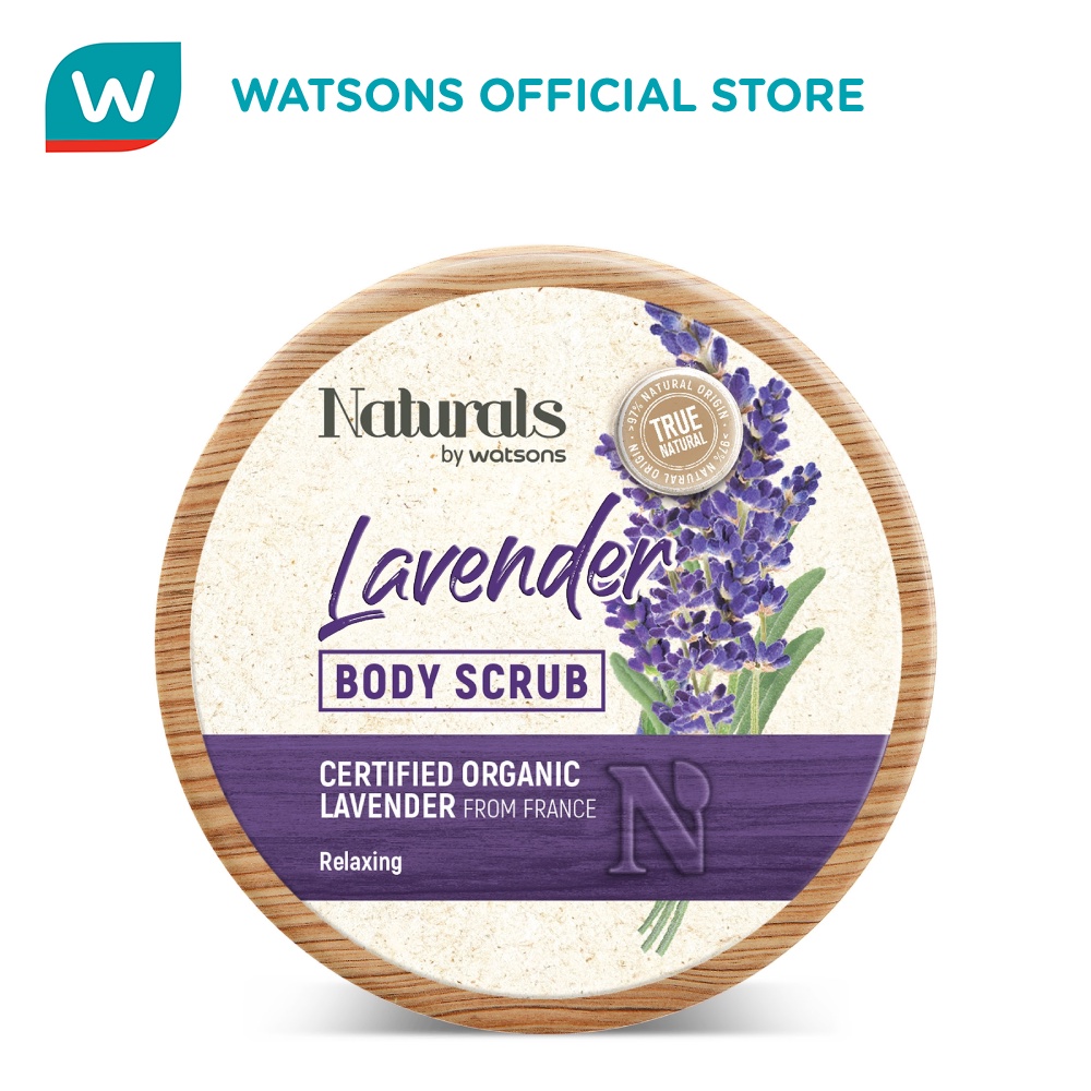 NATURALS BY WATSONS Lavender Body Scrub 200G | Shopee Philippines