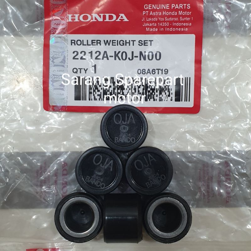 Roller Weight Set Genio Beat LED ECO Street K1A Scoopy Esp K2F K0J | Shopee Philippines