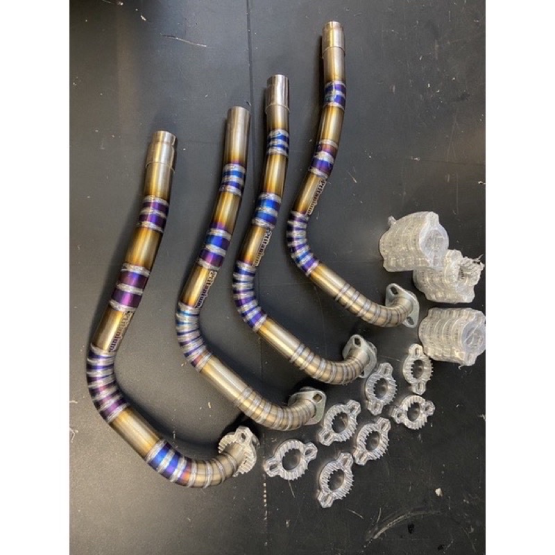 Combo of titanium neck and aluminum ass connector for exciter 135 150 ...