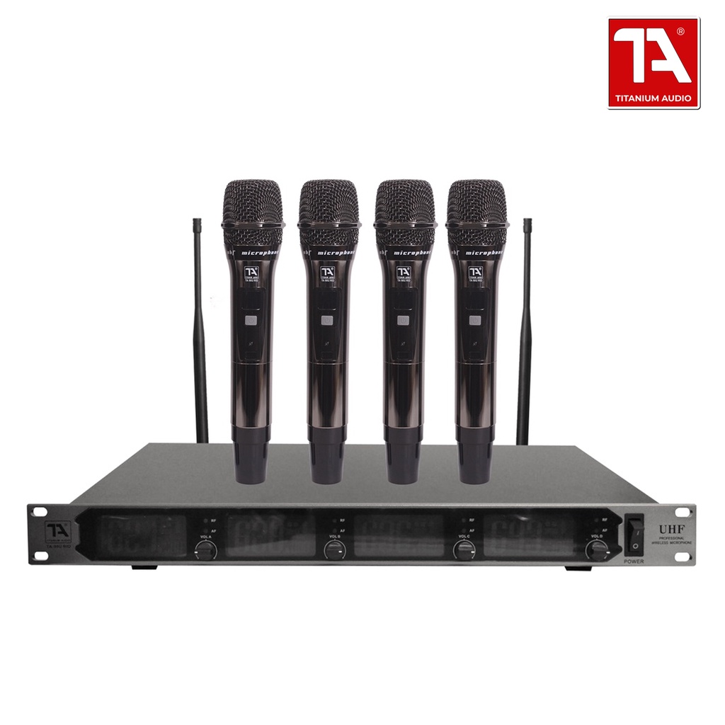 Titanium Audio TA 90U / 4 Pieces Professional Wireless Microphone ...